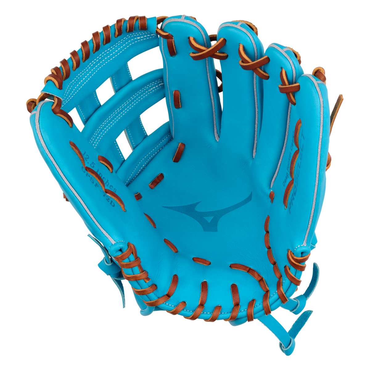Mizuno Pro Select 12.5in Pitcher/Outfield Glove || Sky Blue GPSF-72D ...