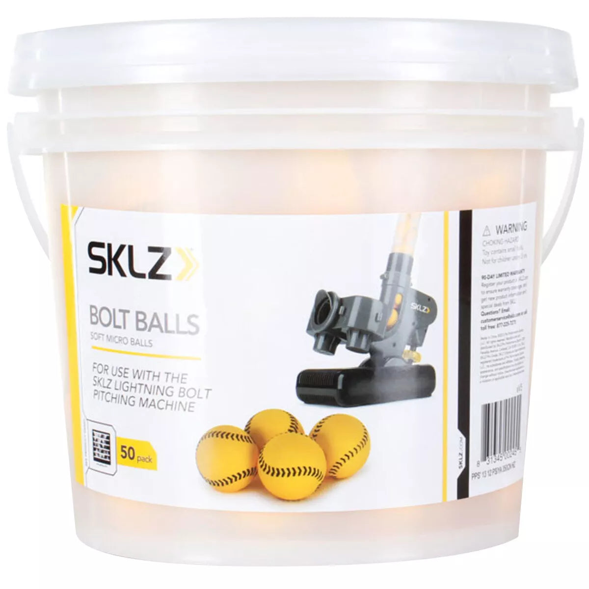SKLZ Mini Bolt Balls - Bucket of 50 balls– Ausport SuperStore