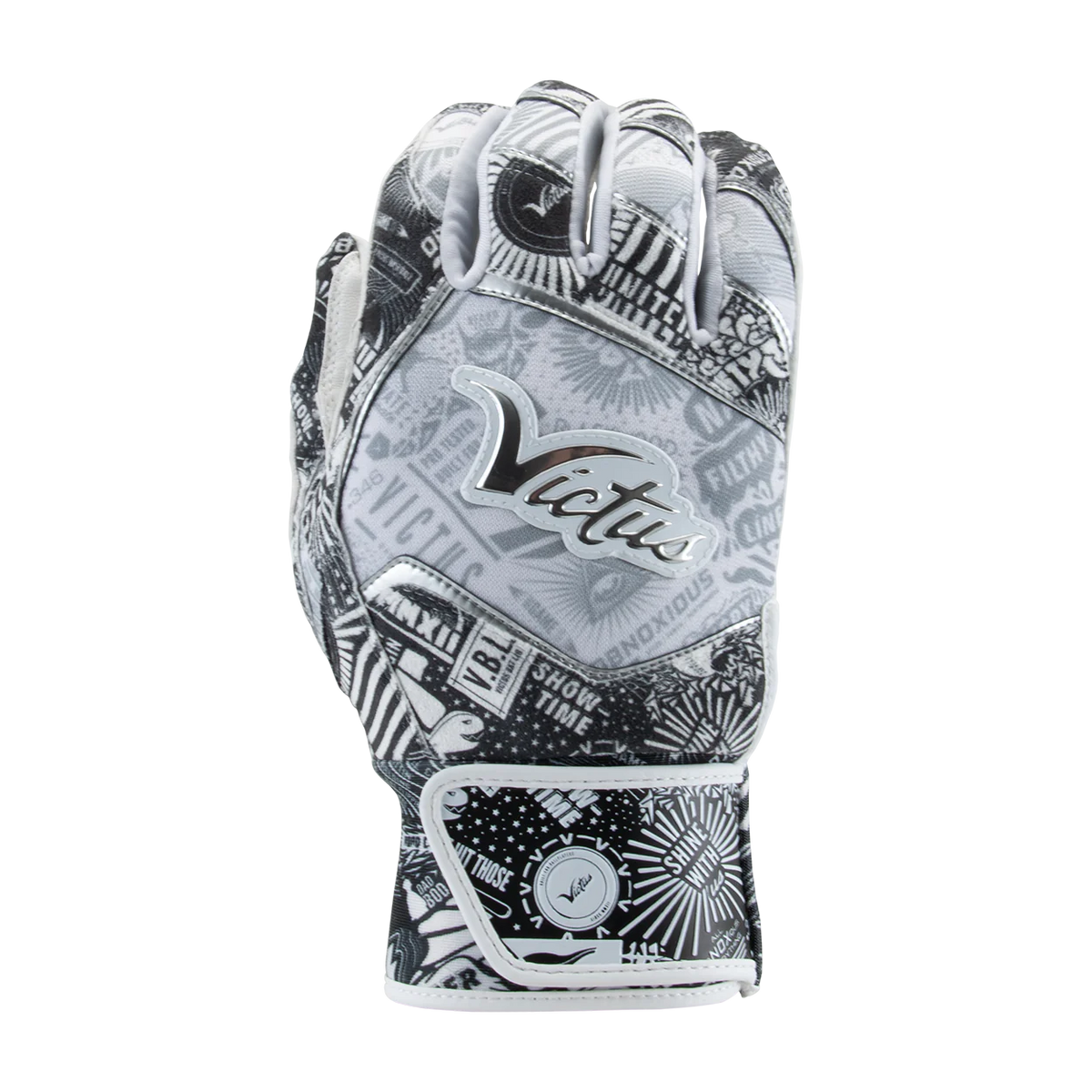 Victus NOX Batting Gloves White/Silver– Ausport SuperStore