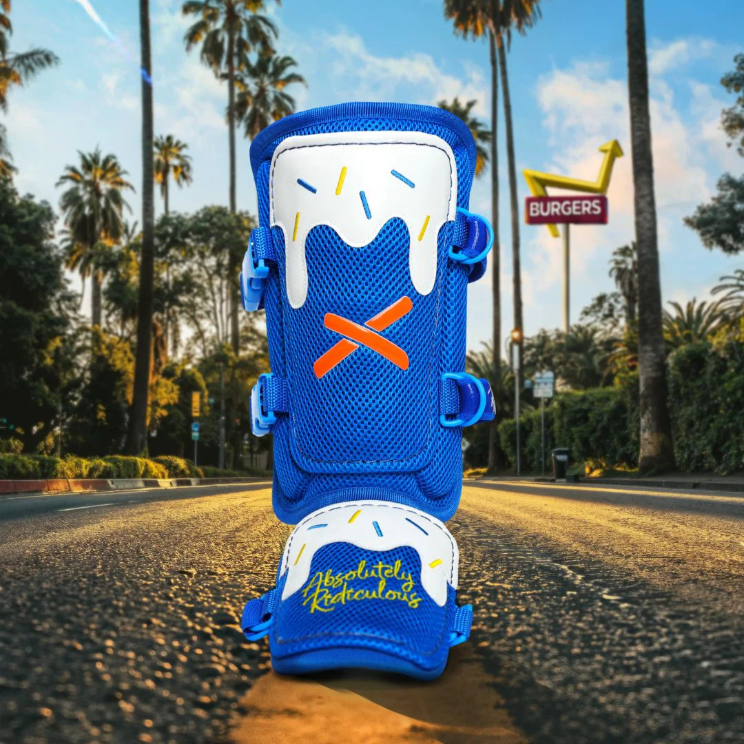 ARiA Ookla Blue Leg Guard || Absolutely Ridiculous Innovations– Ausport ...