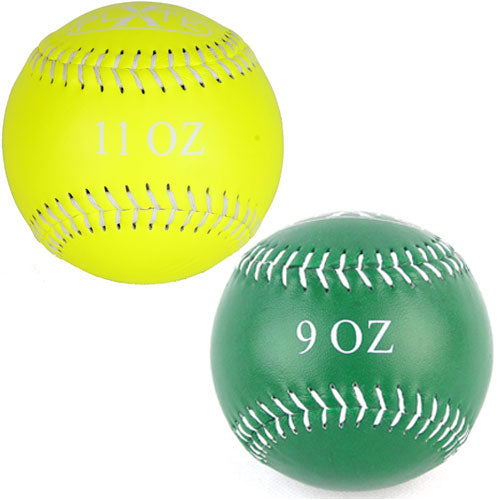 X-Plate Weighted Premium Leather Training Softball - 9oz– Ausport ...